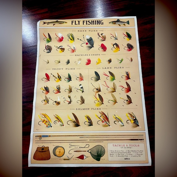 Fish | Vintage Fly Fishing Poster | Poshmark
